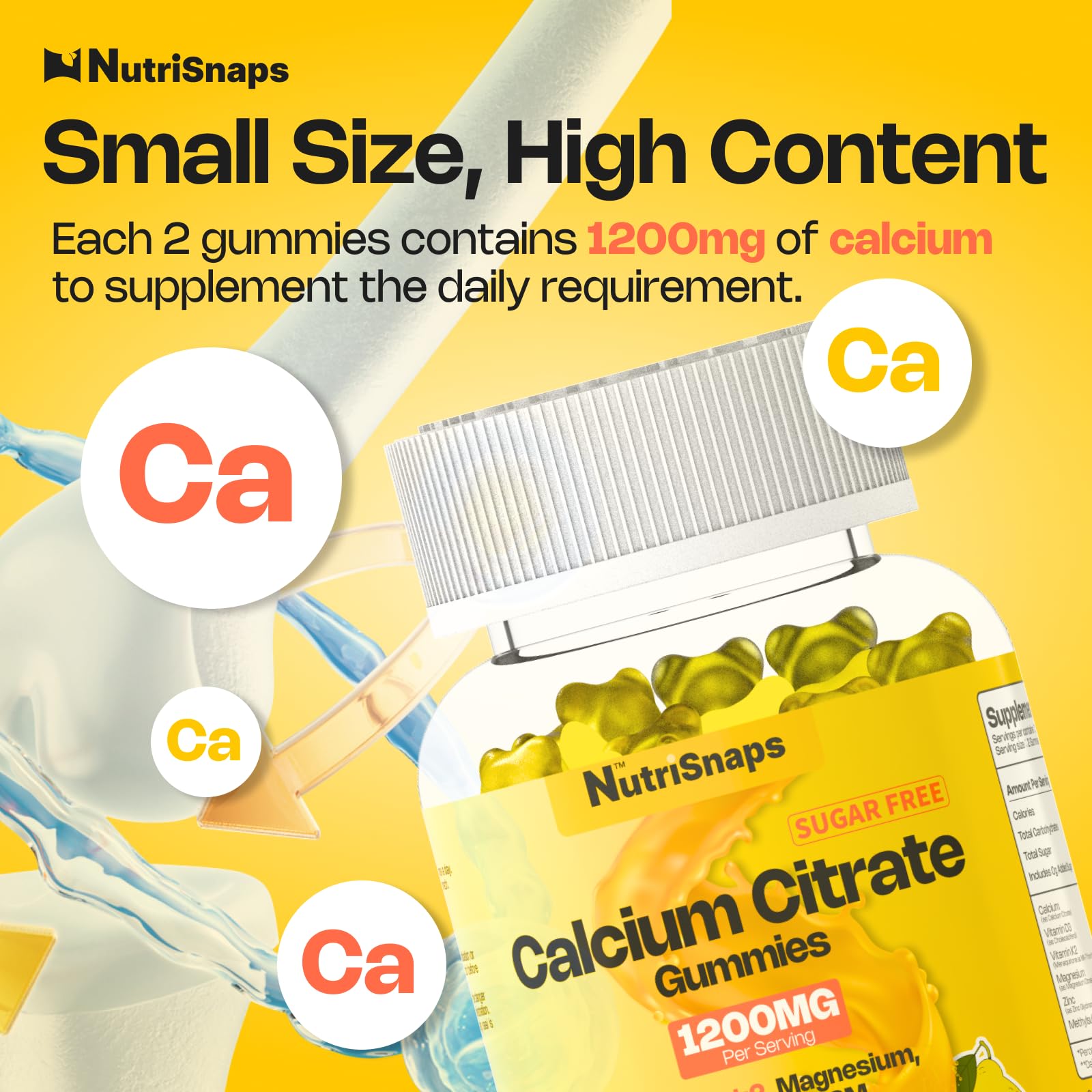 Calcium citrate for better calcium absorption