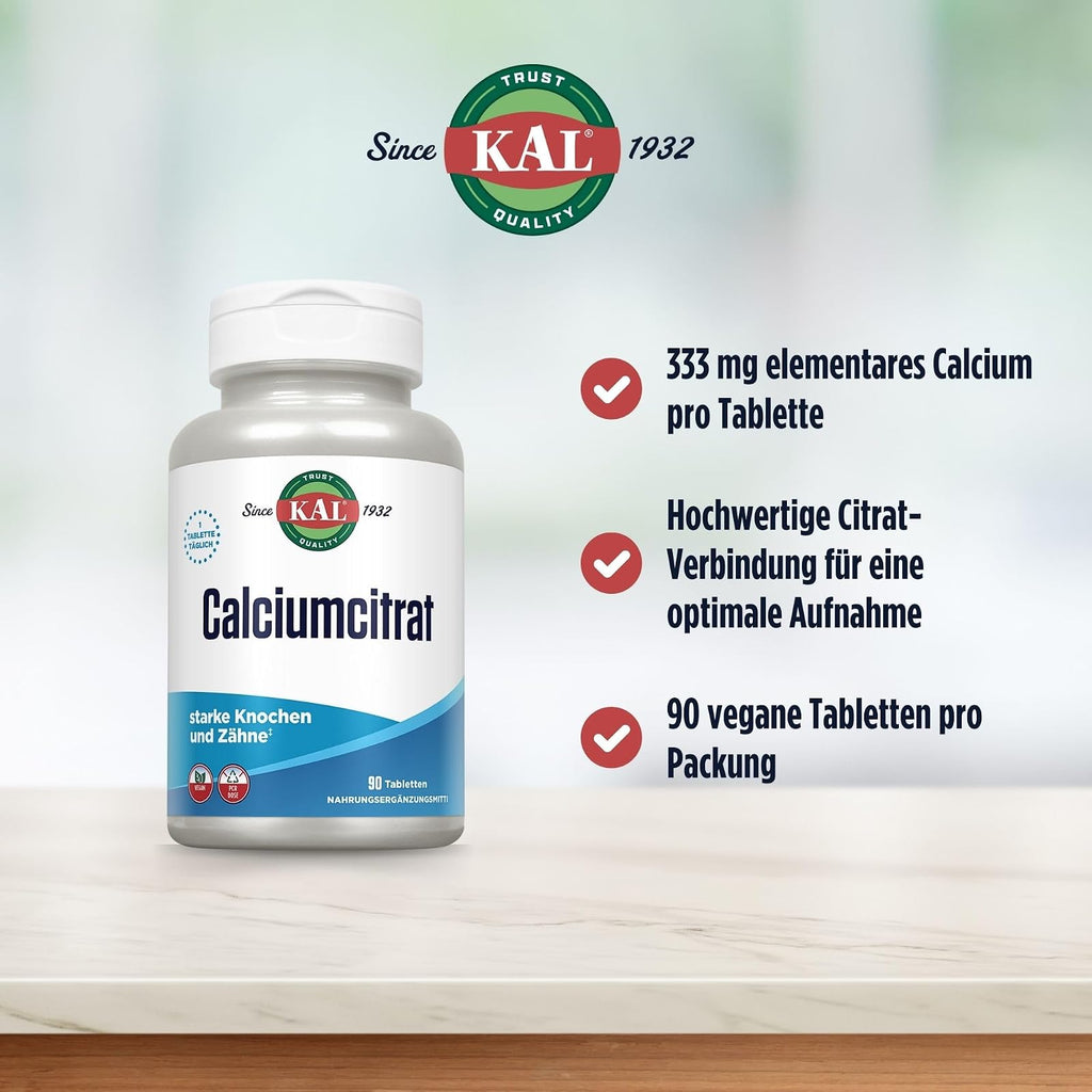 Calcium citrate for bone health