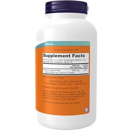 calcium citrate for bone health