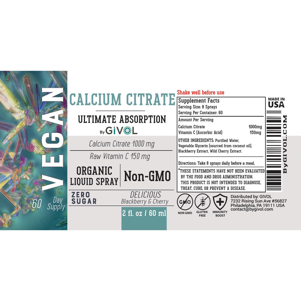 Calcium Citrate for daily nutrition
