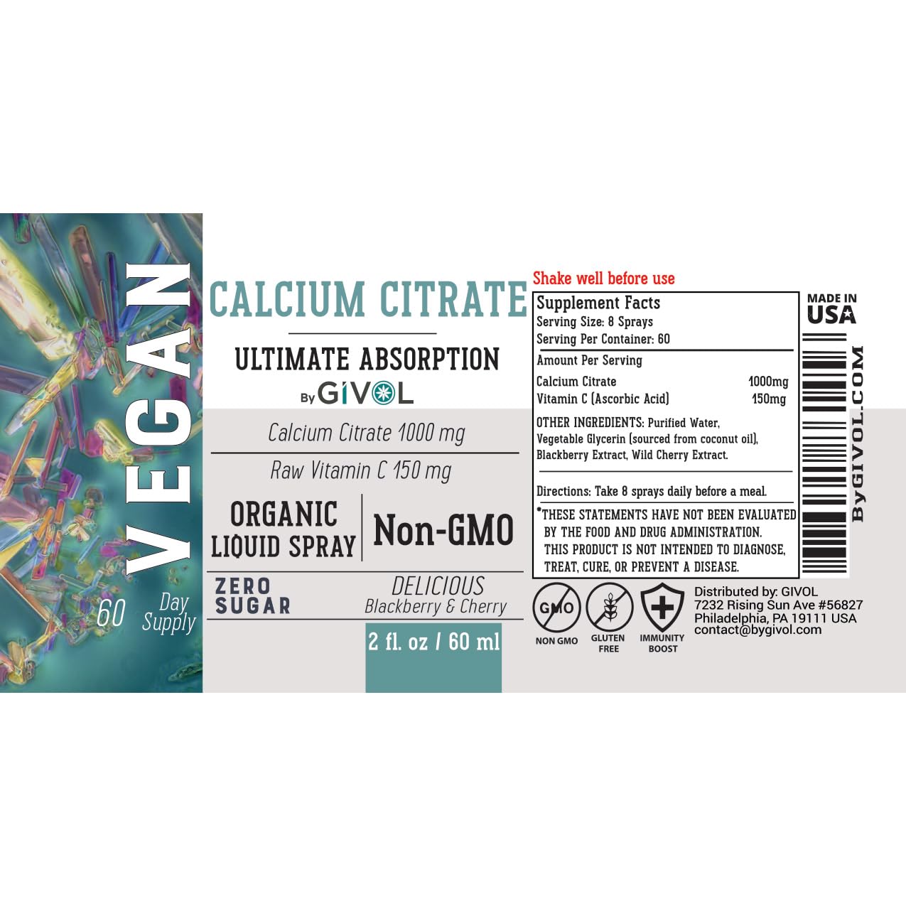 Calcium Citrate for daily nutrition