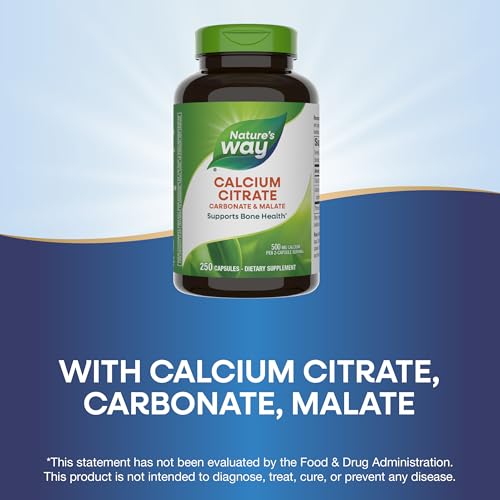 Calcium citrate for improved absorption