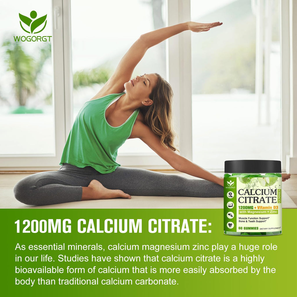 calcium citrate for improved bone density