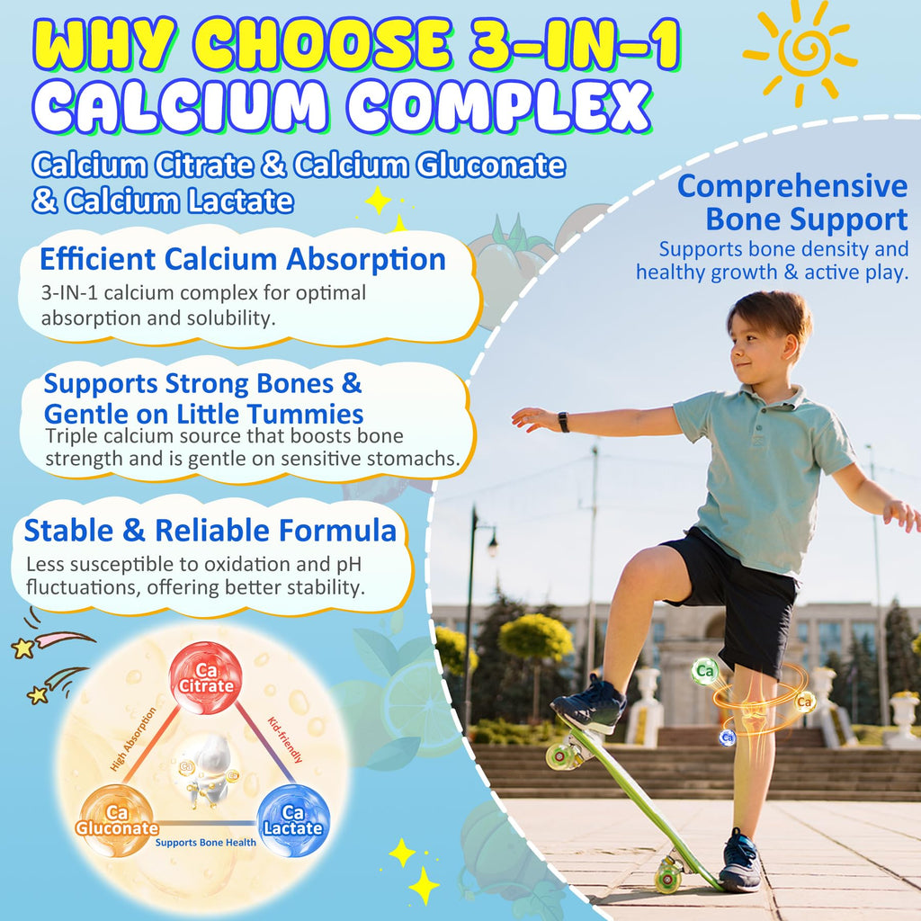 Calcium citrate for kids aged 4 and up