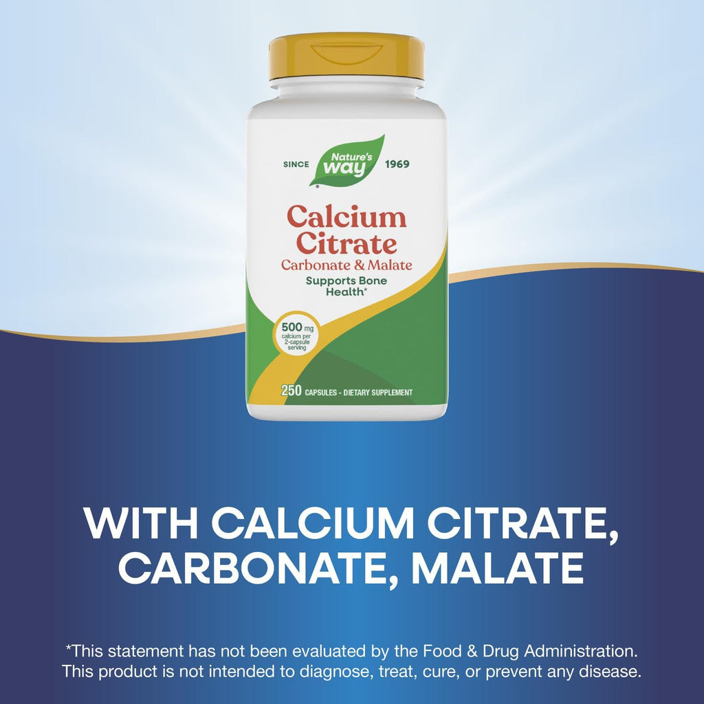 Calcium citrate for optimal absorption