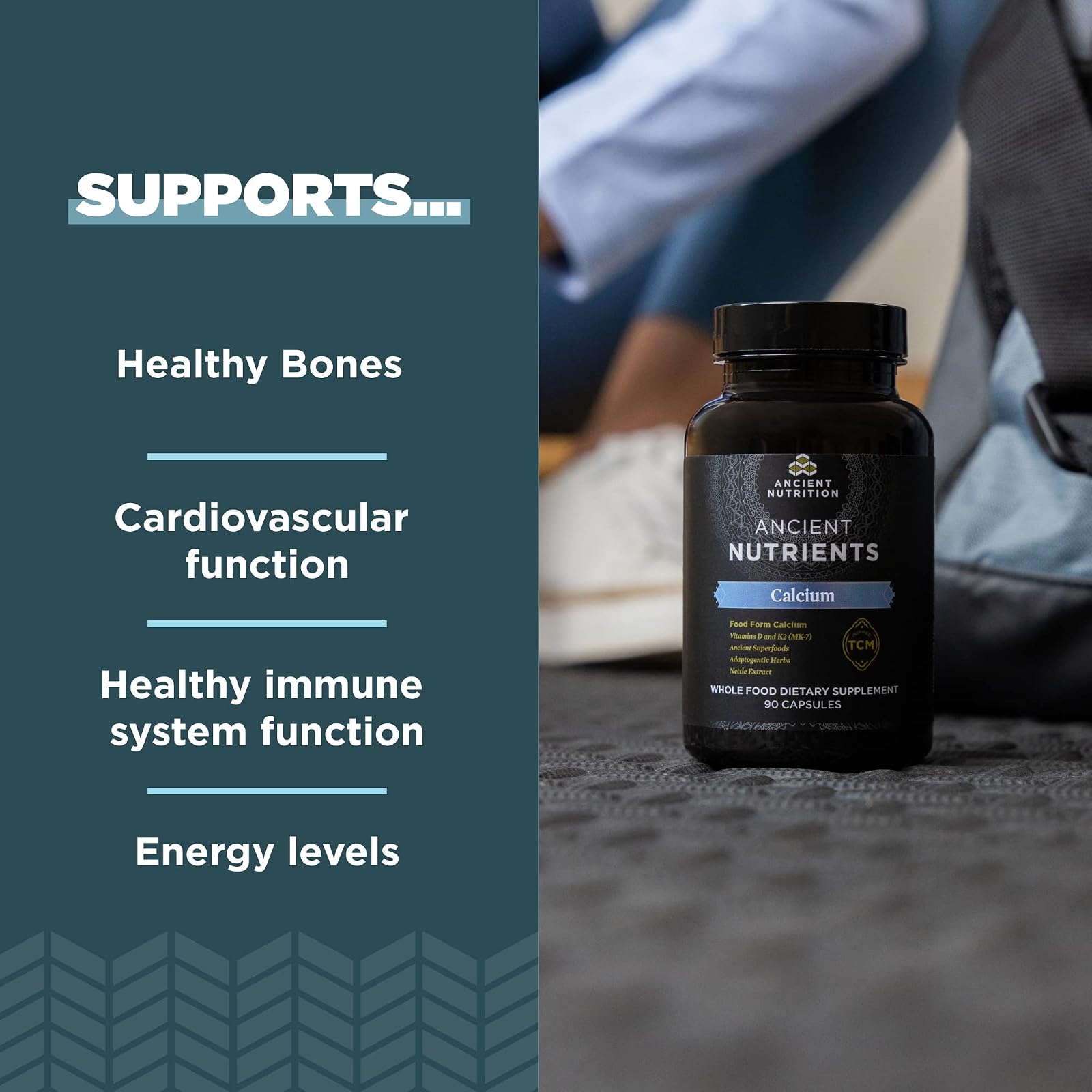 Calcium citrate for optimal bone health support