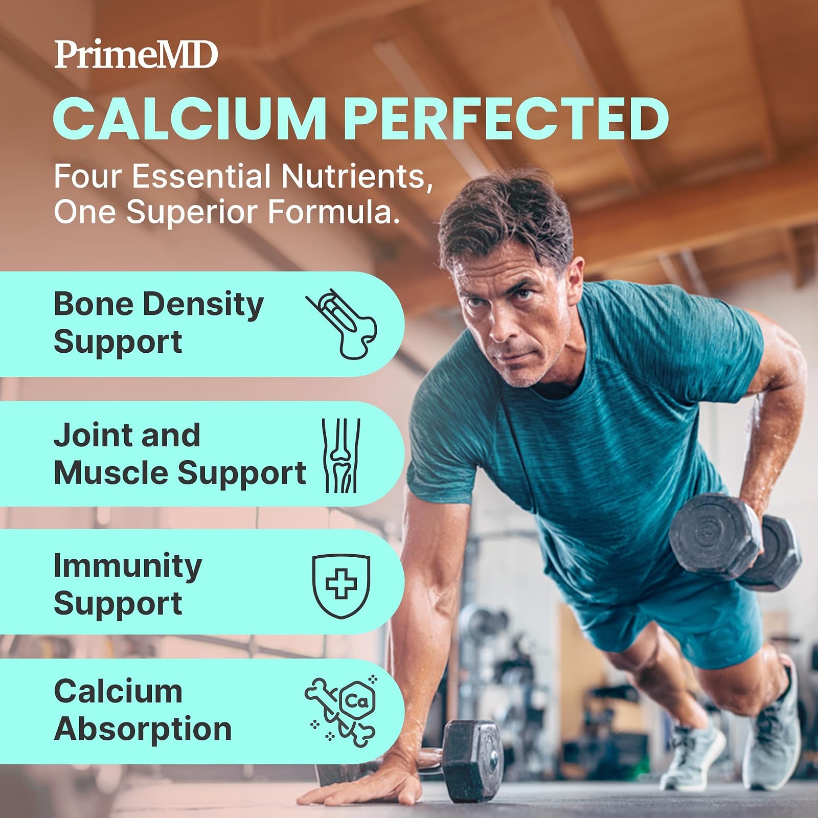 Calcium citrate for optimal mineral balance