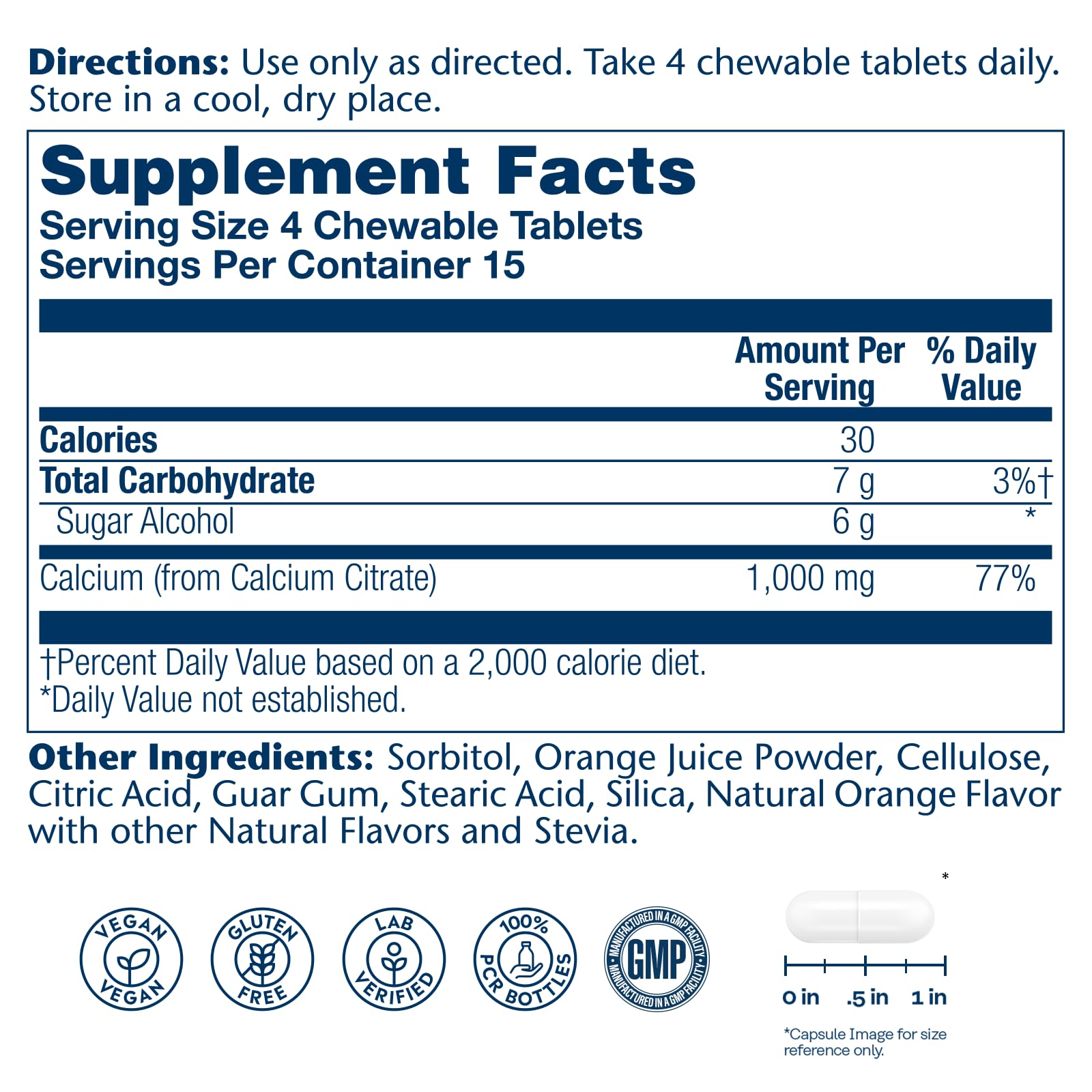 calcium citrate for strong bones
