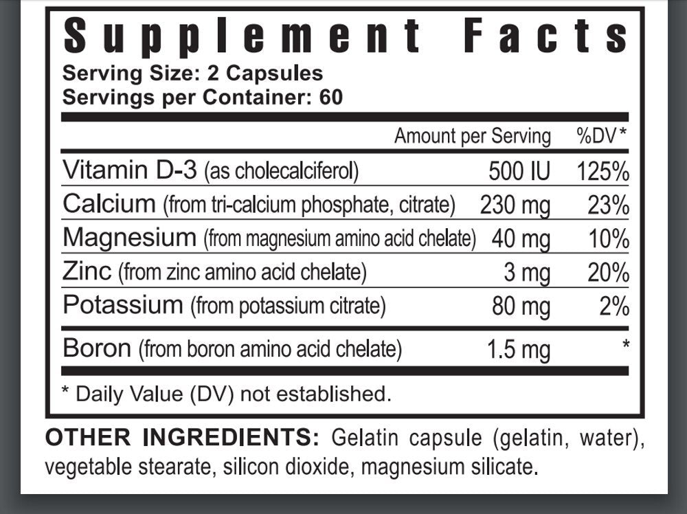 calcium citrate for strong bones