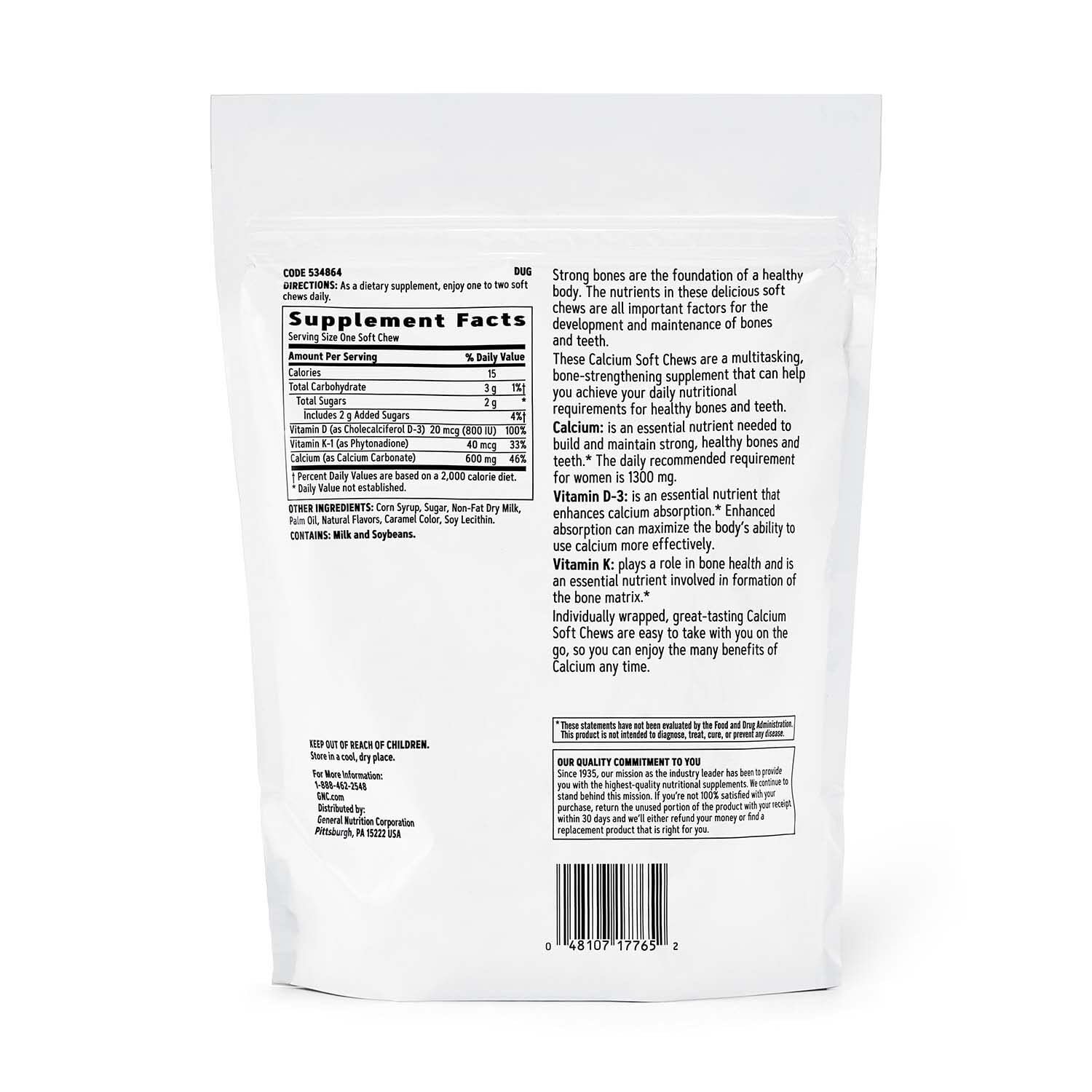 Calcium citrate for strong bones