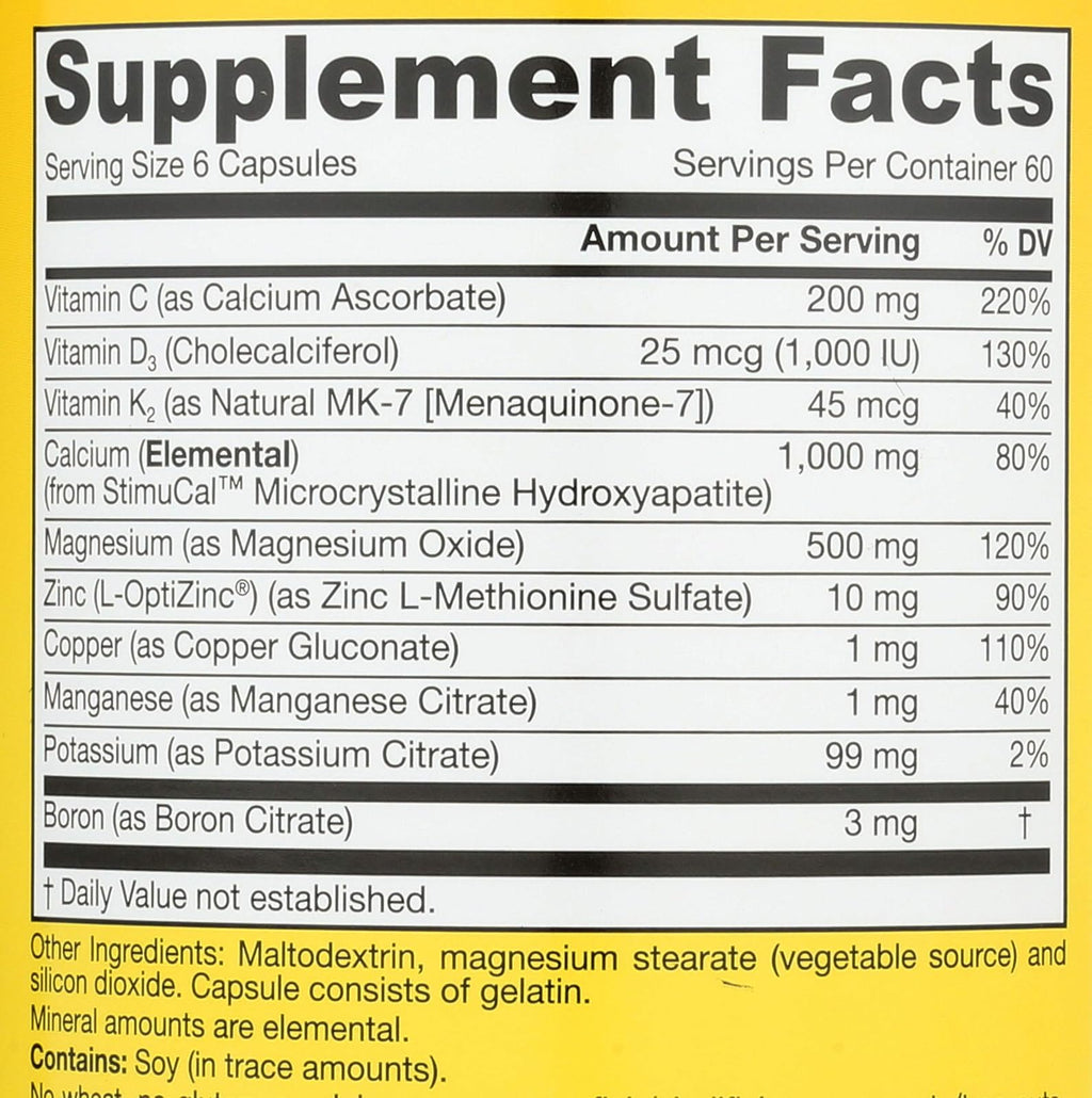 Calcium citrate for strong bones