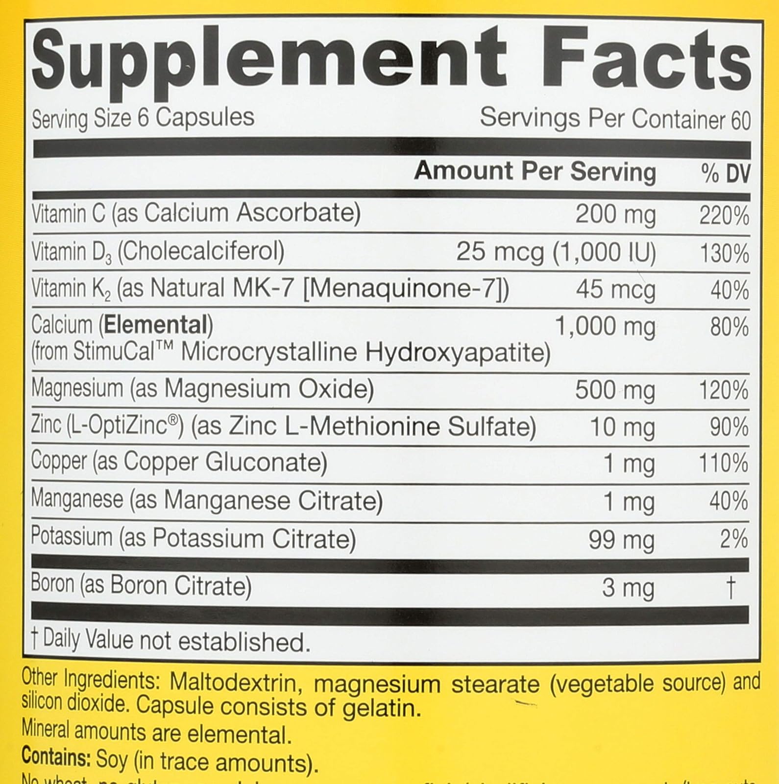 Calcium citrate for strong bones
