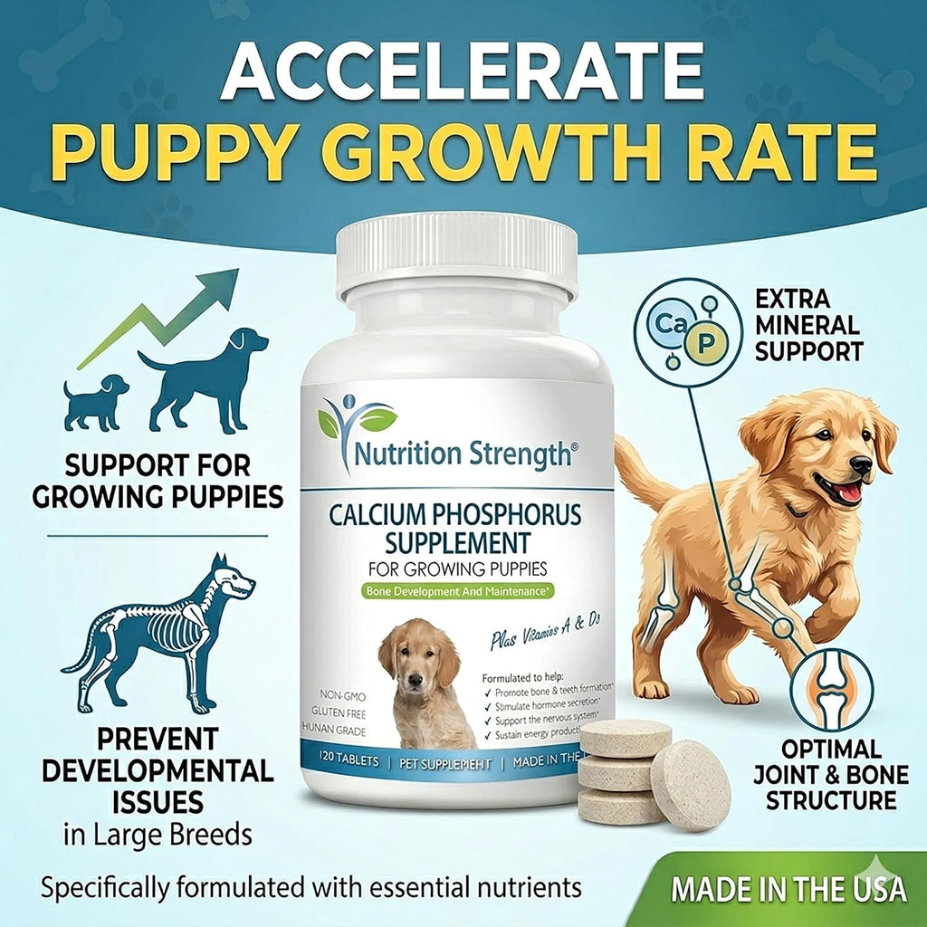 calcium citrate for strong dog bones