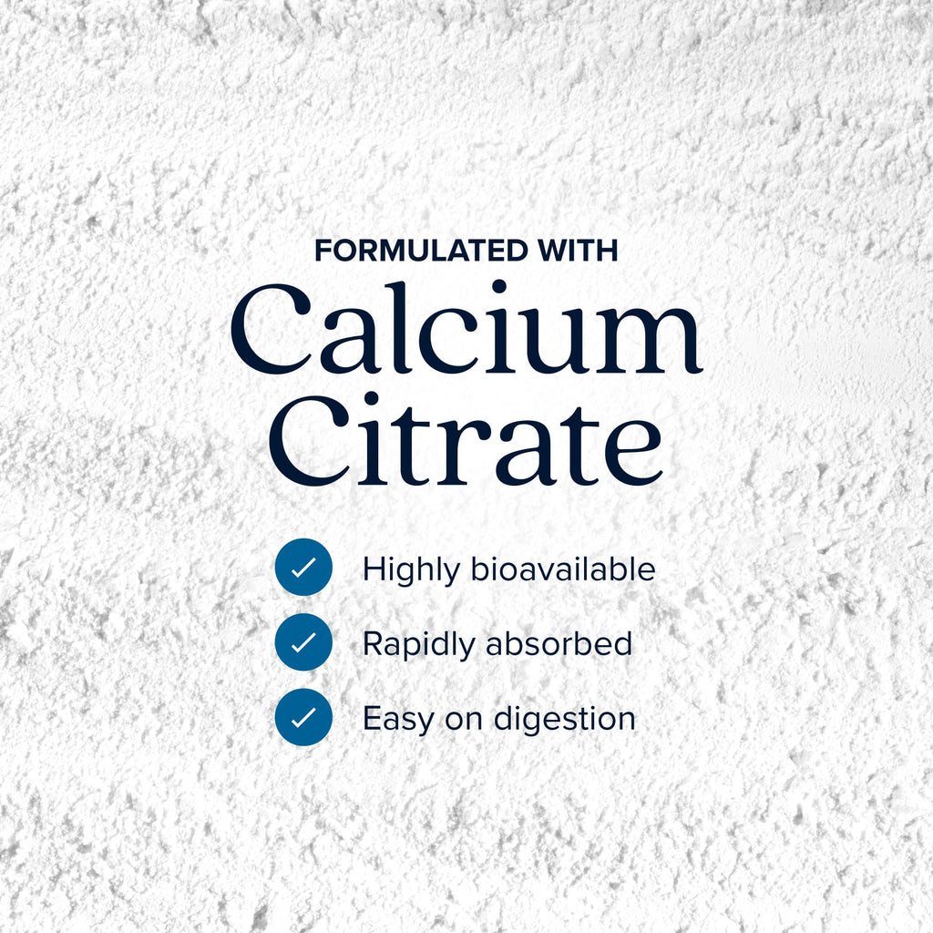 calcium citrate for strong teeth