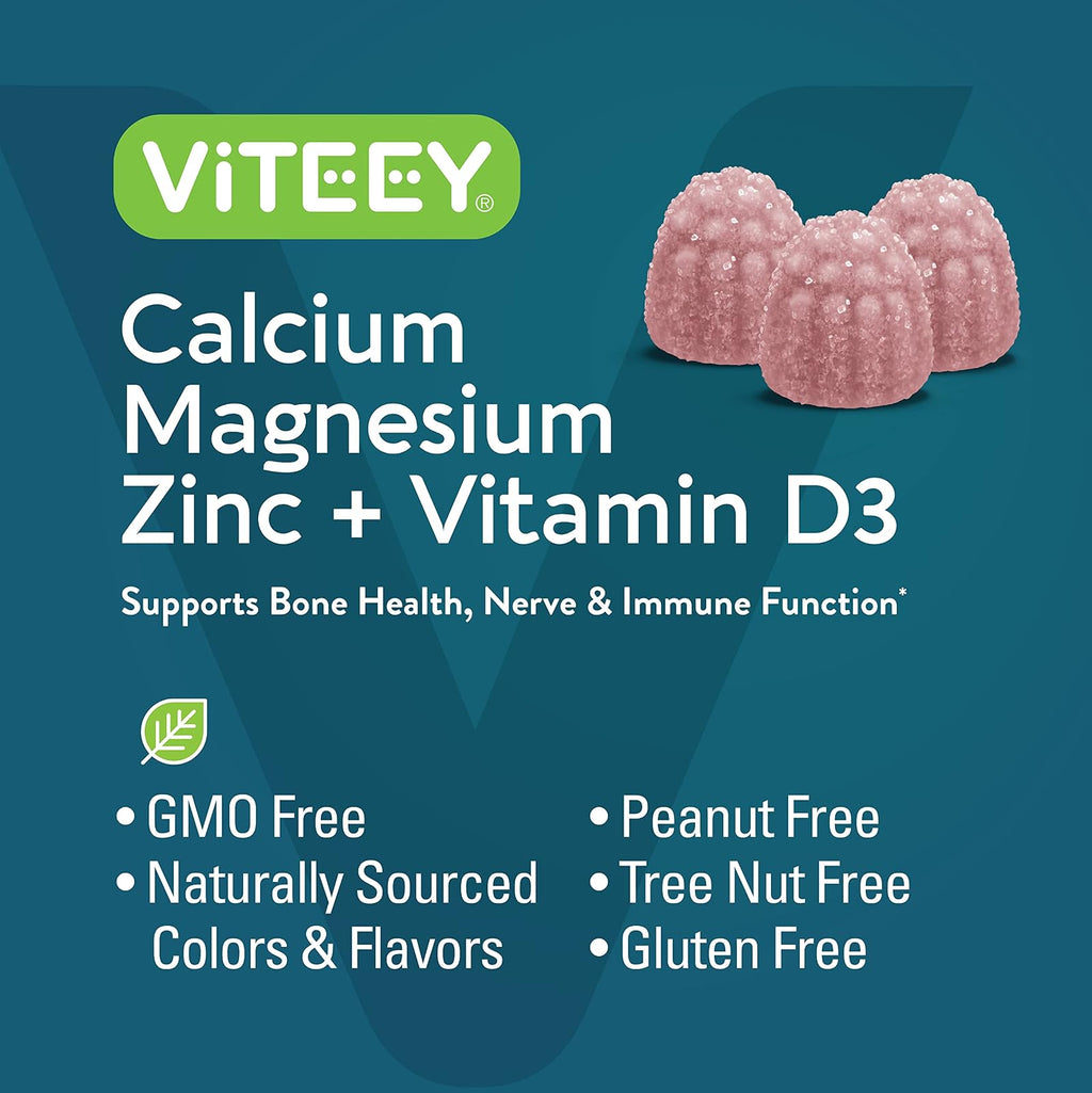 Calcium citrate gummies for better absorption