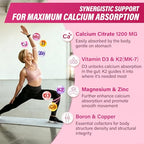 Calcium citrate gummies for better absorption