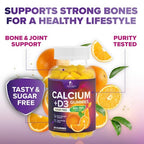 Calcium citrate gummies for better absorption