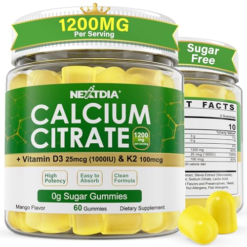 calcium citrate gummies for bone health