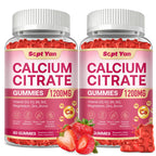 Calcium citrate gummies for bone health