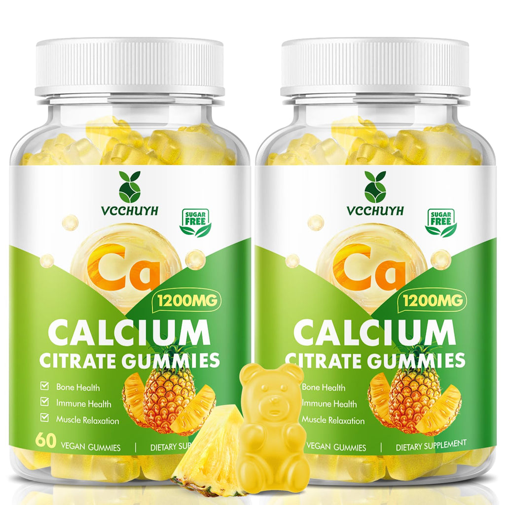 Calcium citrate gummies for bone health