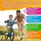 Calcium citrate gummies for children's health