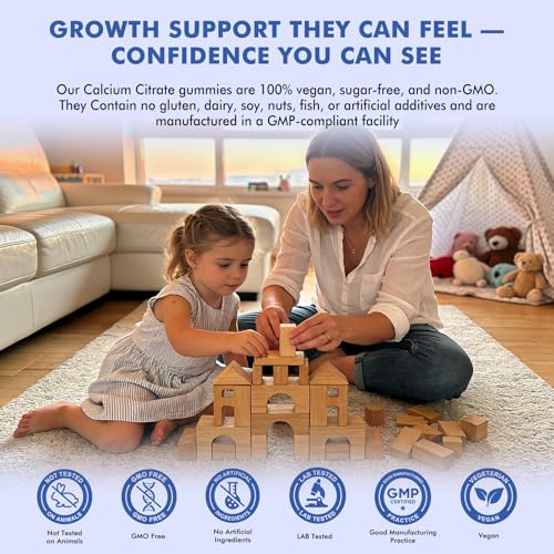 Calcium citrate gummies for daily wellness