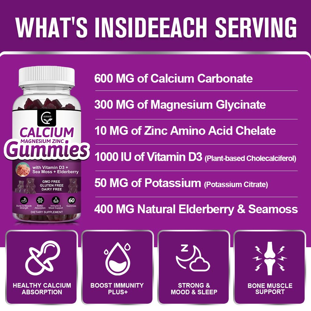 calcium citrate gummies for enhanced absorption