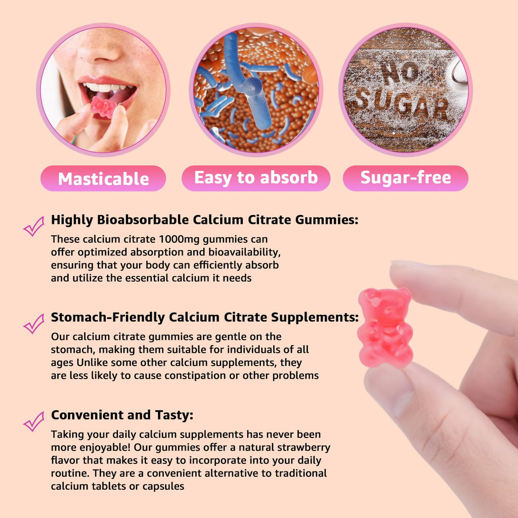 calcium citrate gummies for overall wellness