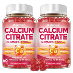 Calcium citrate gummies for strong bones