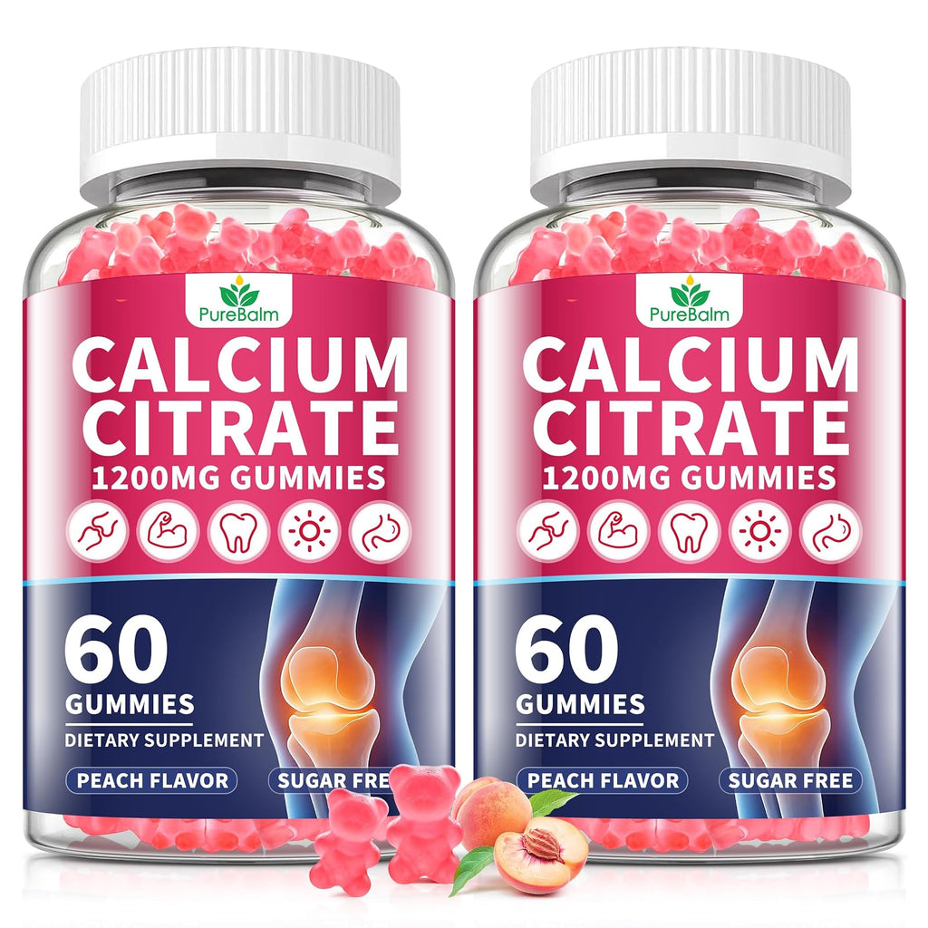 Calcium citrate gummies for strong bones