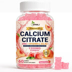 Calcium citrate gummies for strong bones