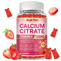 Calcium citrate gummies for strong bones