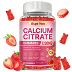 Calcium citrate gummies for strong bones