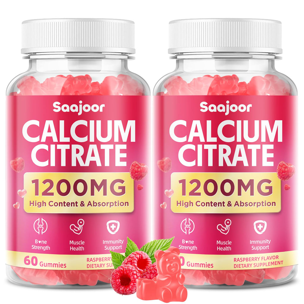Calcium citrate gummies for strong bones