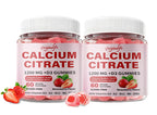 Calcium citrate gummies for strong bones