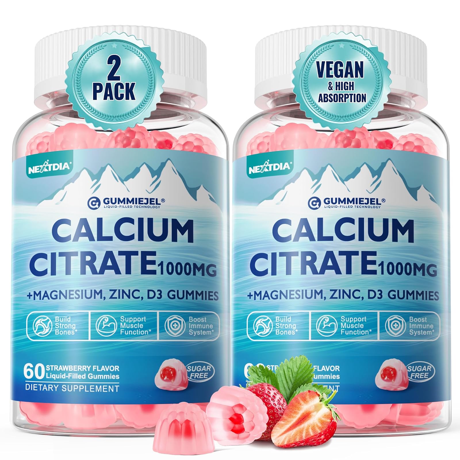 calcium citrate gummies for strong bones