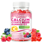 Calcium citrate gummies for strong bones