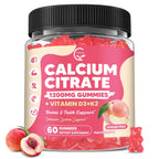 Calcium citrate gummies for strong bones
