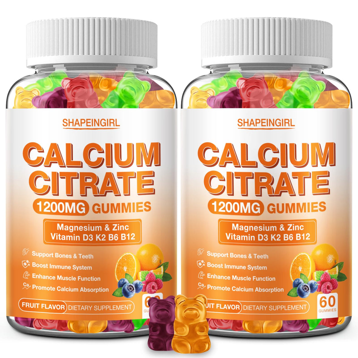 Calcium Citrate gummies for strong bones