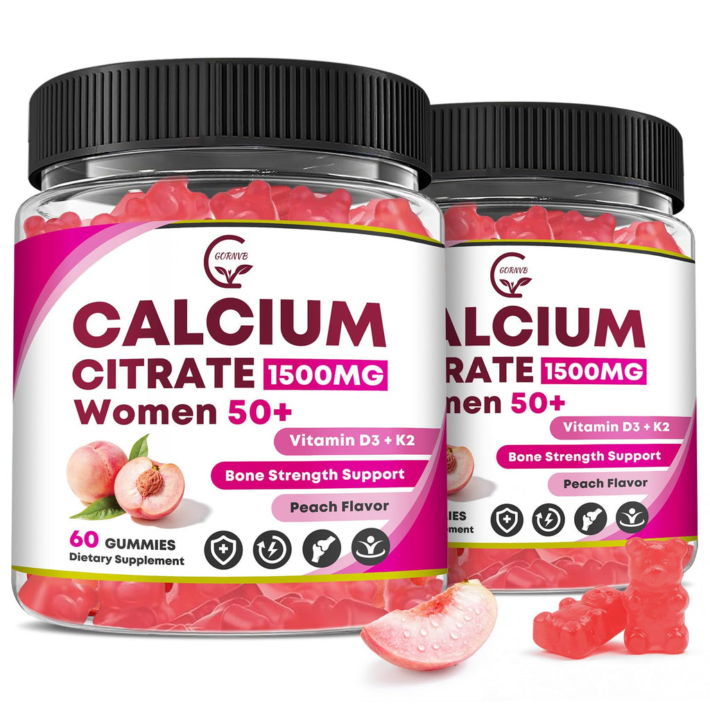 Calcium citrate gummies for strong bones
