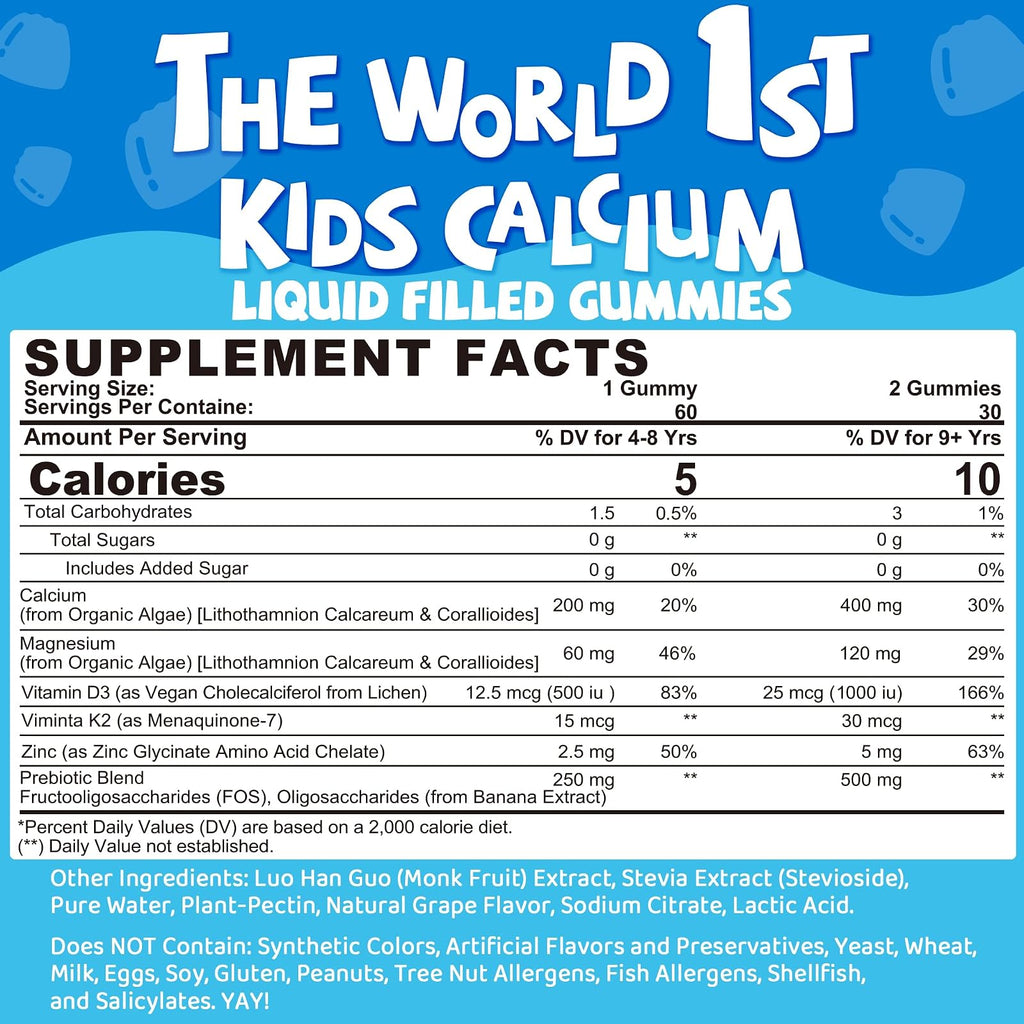 calcium citrate gummies for strong bones