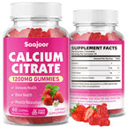 Calcium citrate gummies for strong bones