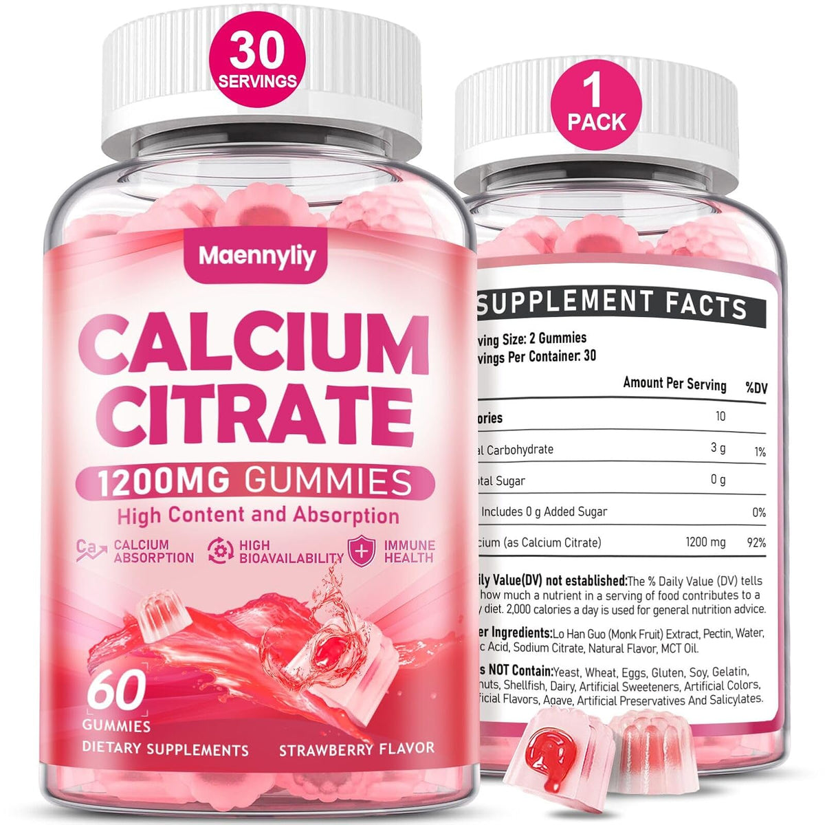 calcium citrate gummies for strong bones