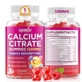Calcium citrate gummies for strong bones
