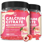 Calcium citrate gummies for strong bones