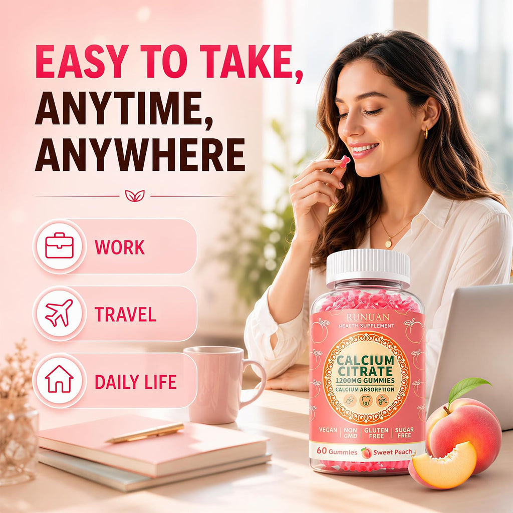 Calcium Citrate gummies promote muscle function