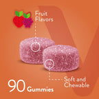 Calcium citrate gummies with vitamin D3