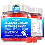 Calcium citrate gummies with vitamin D3