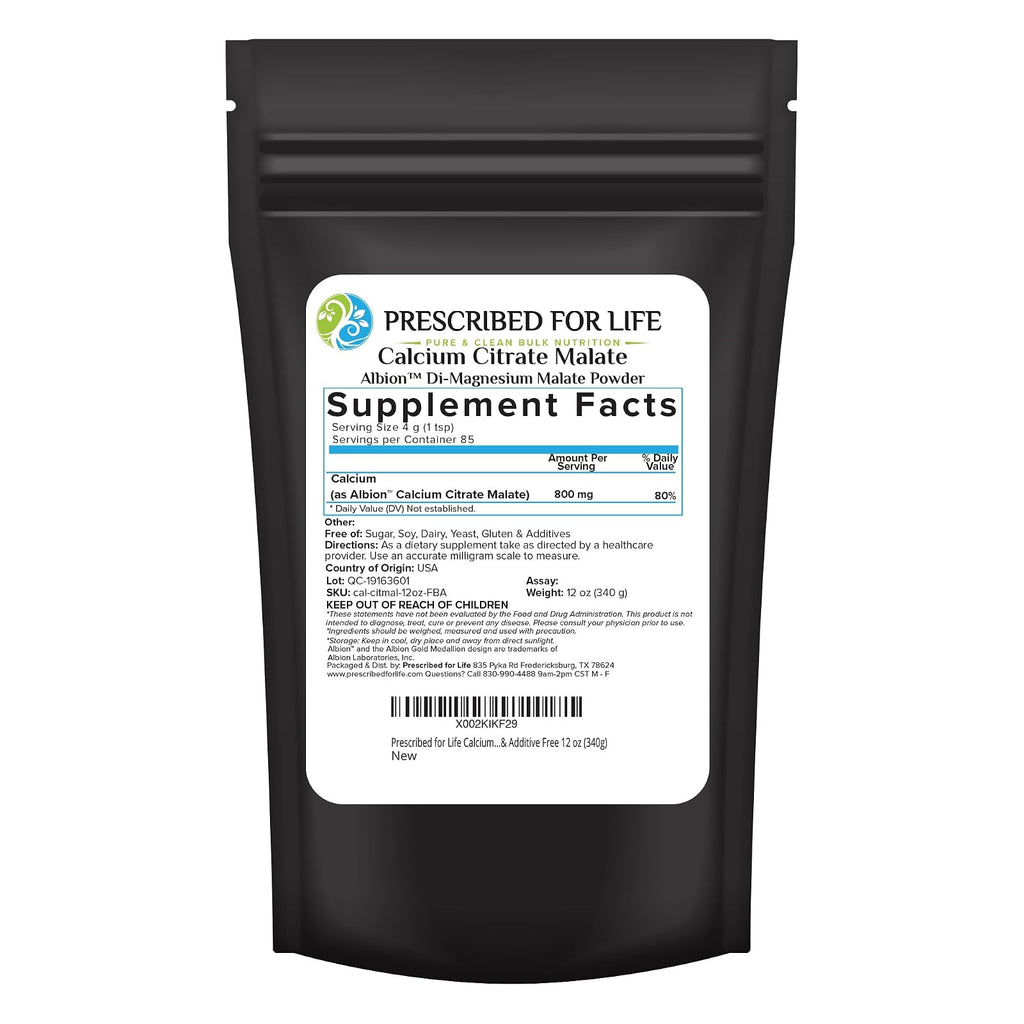 calcium citrate malate powder supplement