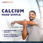 Calcium citrate powder for muscle health